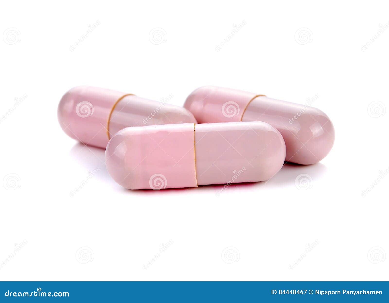 Pink pill capsules stock image. Image of background, single - 84448467