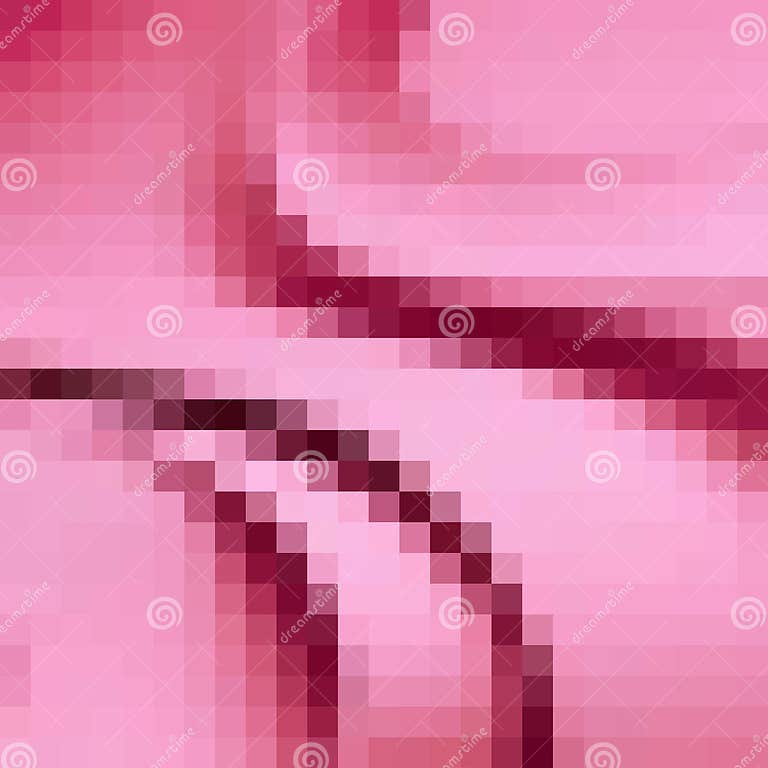 Pink Pixel Background. Vector Template for a Presentation. Eps 10 Stock ...