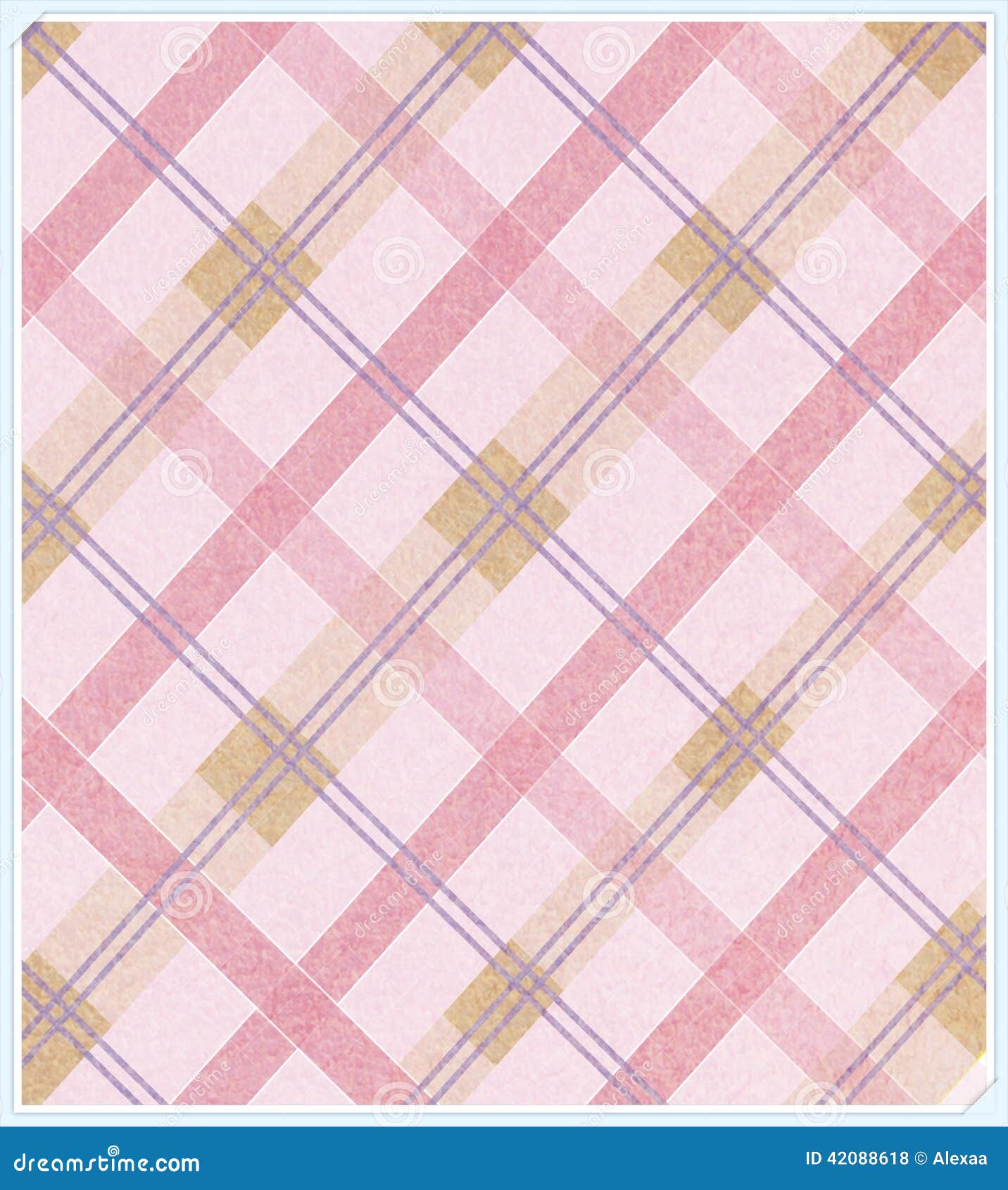 Pink Plaid Patterns Set Royalty-Free Stock Photo | CartoonDealer.com ...