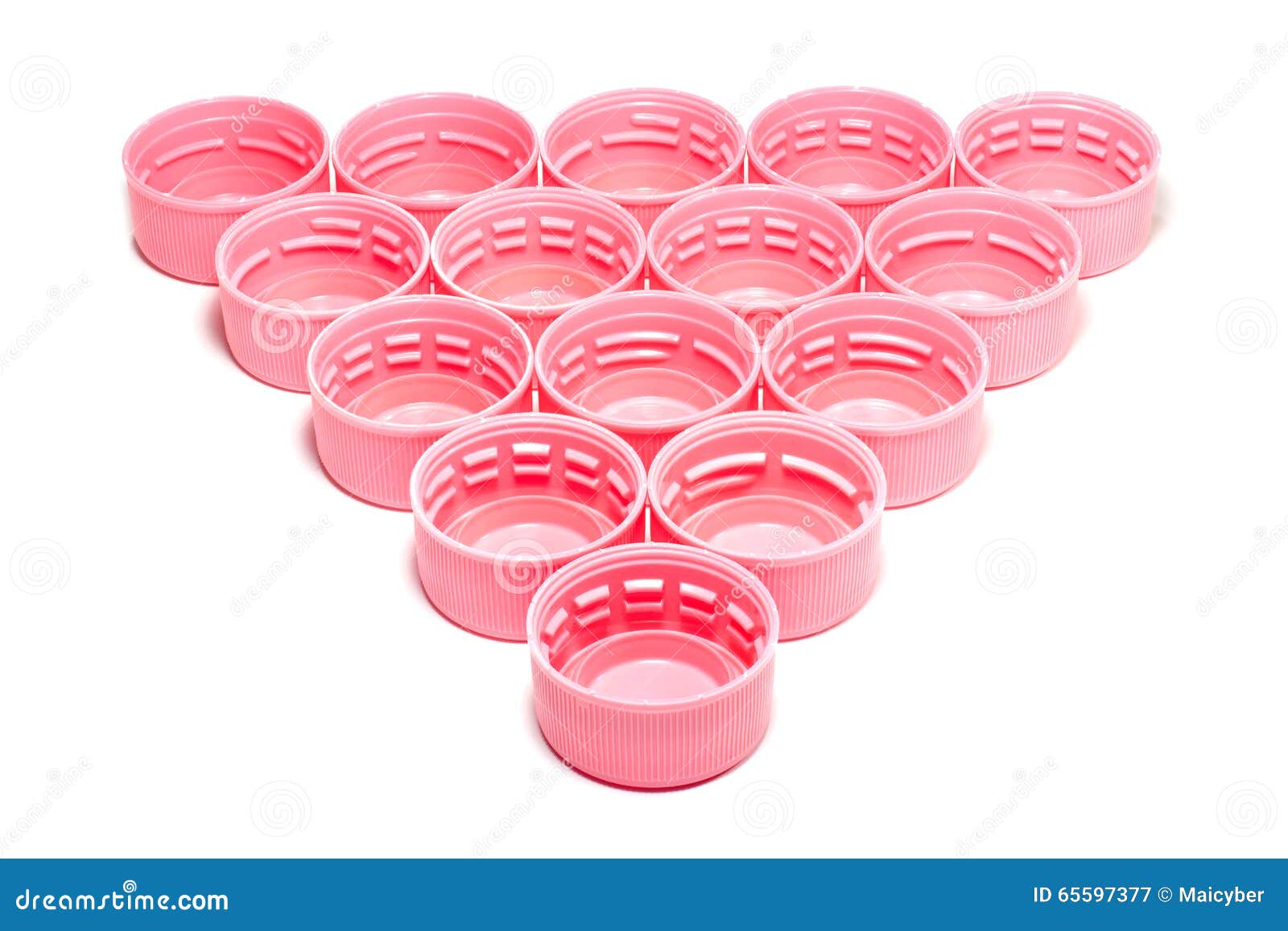 Pink plastic bottle caps stock image. Image of caps, prepared - 65597377