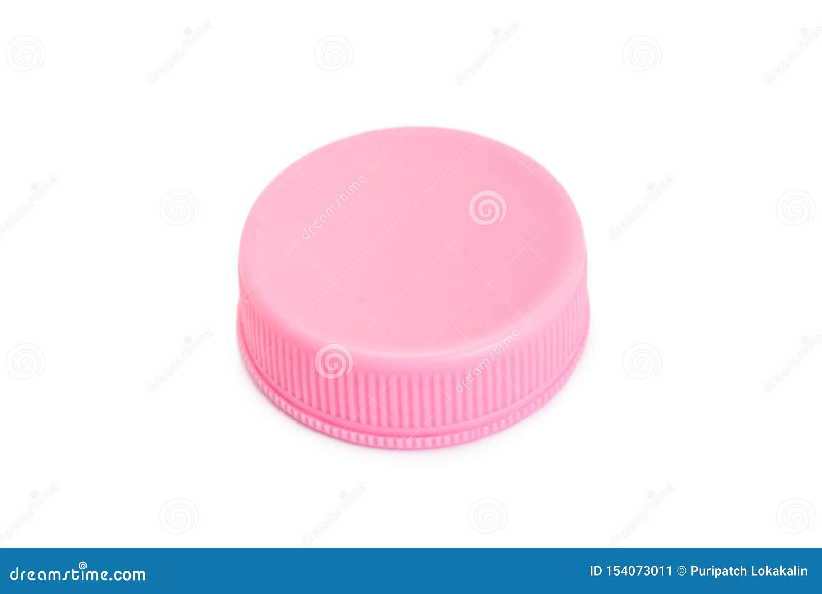 Pink Plastic Cream Jar on White Background Stock Image - Image of ...