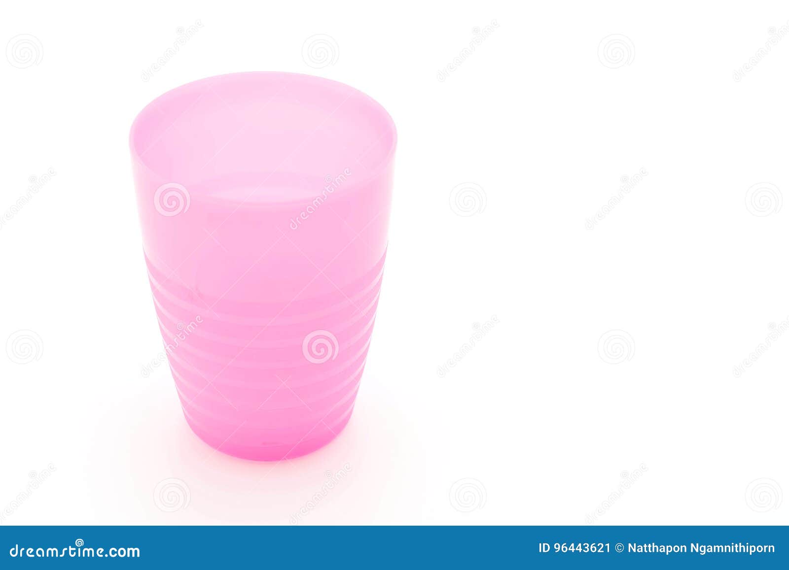 Pink plastic glass stock image. Image of vertical, design - 96443621