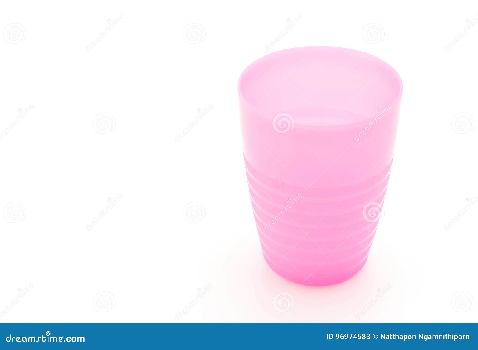 Pink plastic glass stock image. Image of pink, container - 96974583