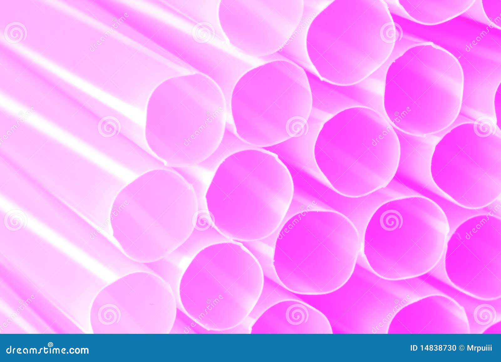 Pink Plastic tube stock illustration. Illustration of group - 14838730