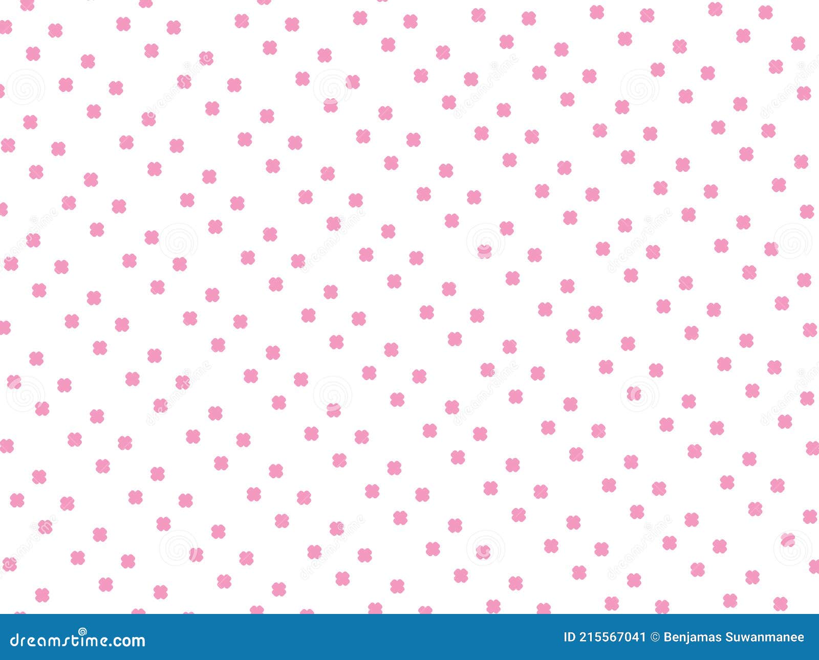 Pink Plus Sign Pattern on White Background. Stock Illustration ...