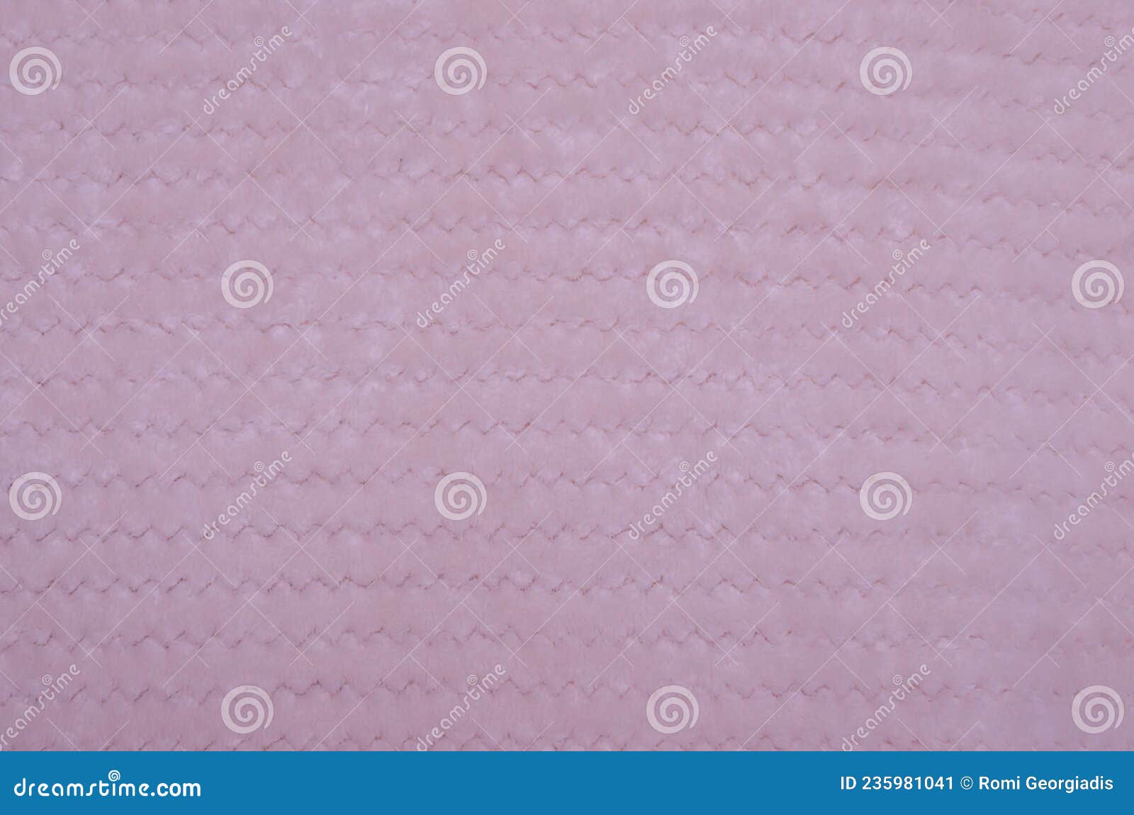 Pink Plush Blanket with Zigzag Pattern Stock Image - Image of pink ...