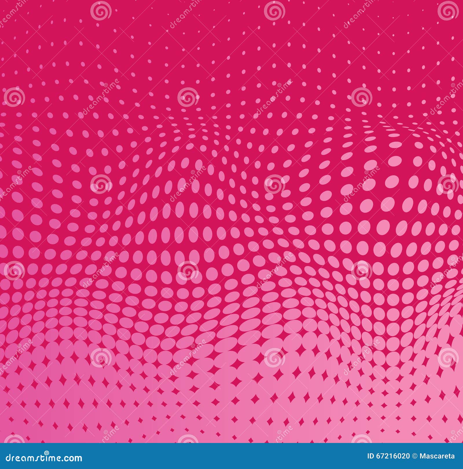 Pink polka dot background stock vector. Illustration of abstract - 67216020