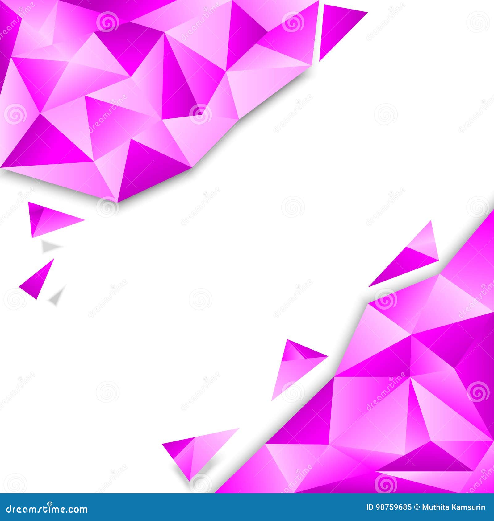 Pink polygon Background stock vector. Illustration of vector - 98759685