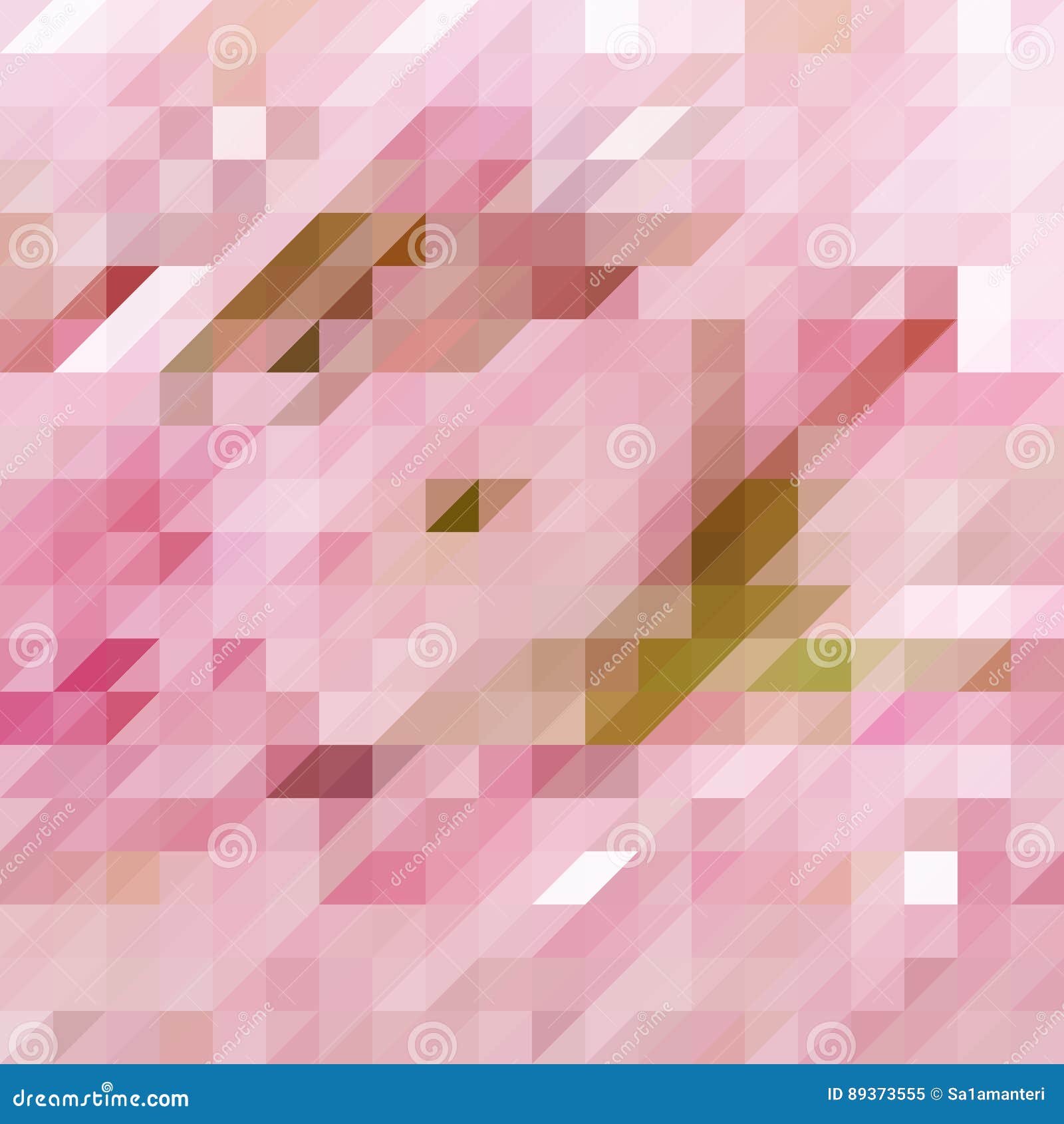 Pink Polygonal Mosaic Background, Stock Illustration - Illustration of ...