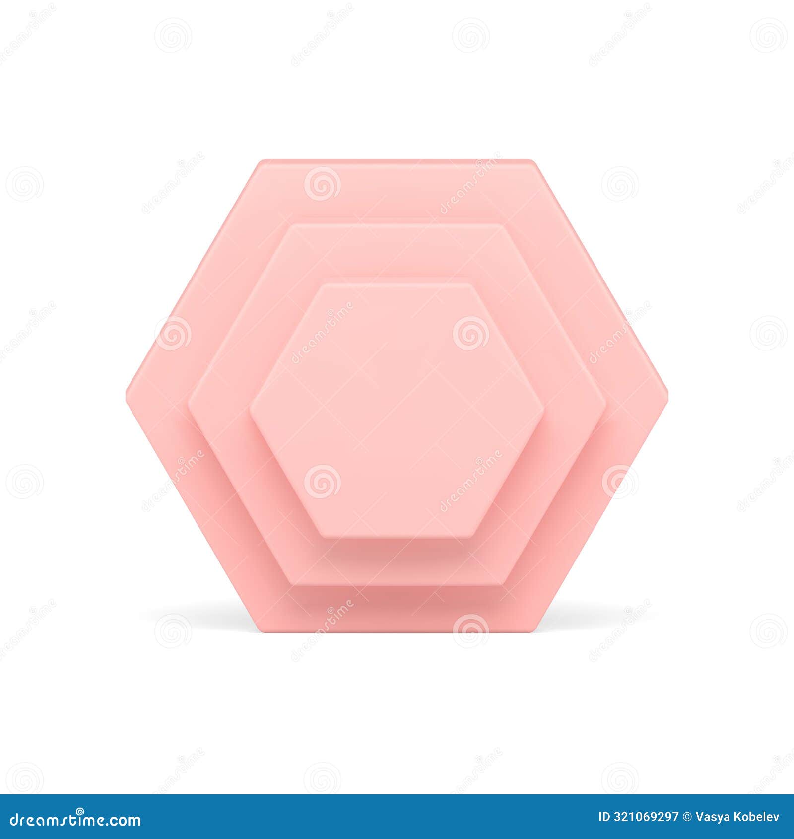 Pink Polygonal Vertical Wall Multilevel Geometric Basic Foundation 3d ...