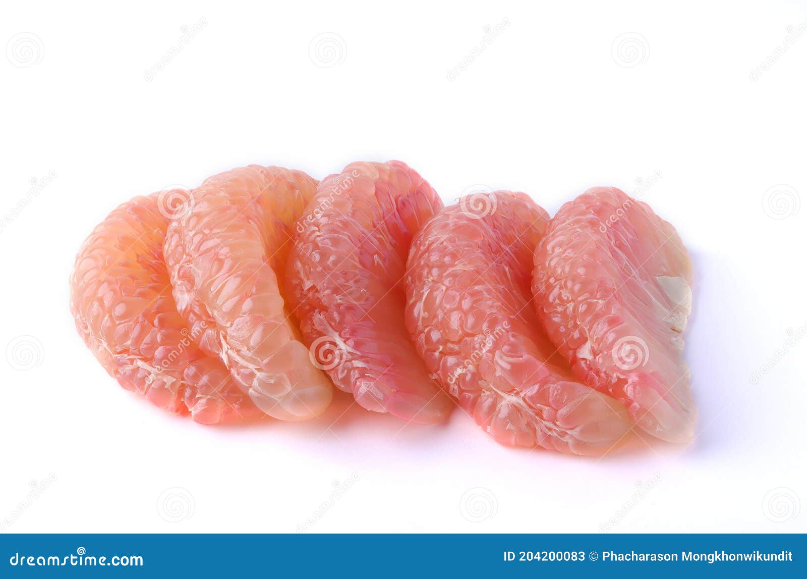 Pink Pomelo on a White Background Stock Image - Image of antioxidant ...