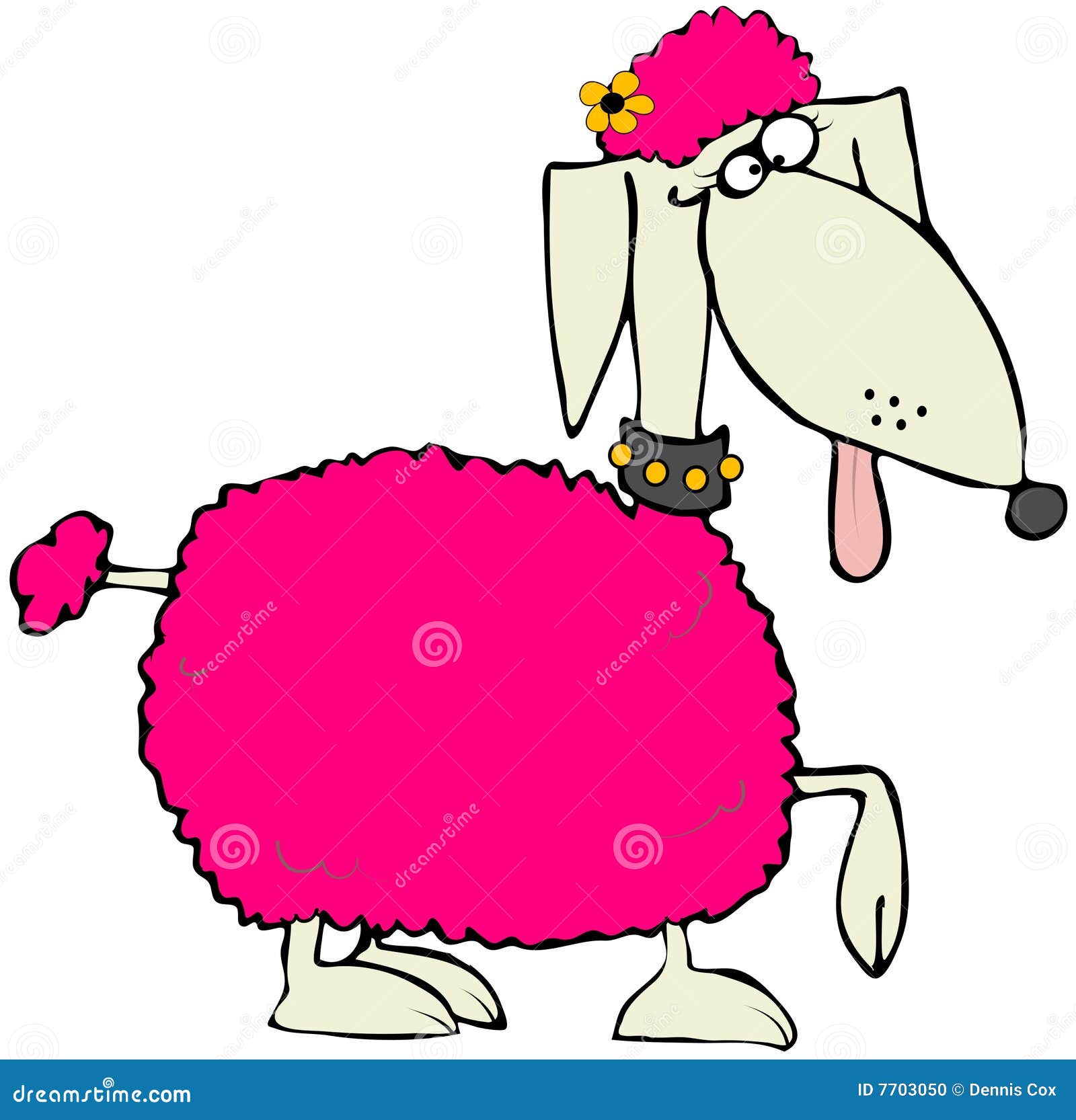 Goofy Pink Monster Cartoon Character Holding A Sign With Text Vector ...