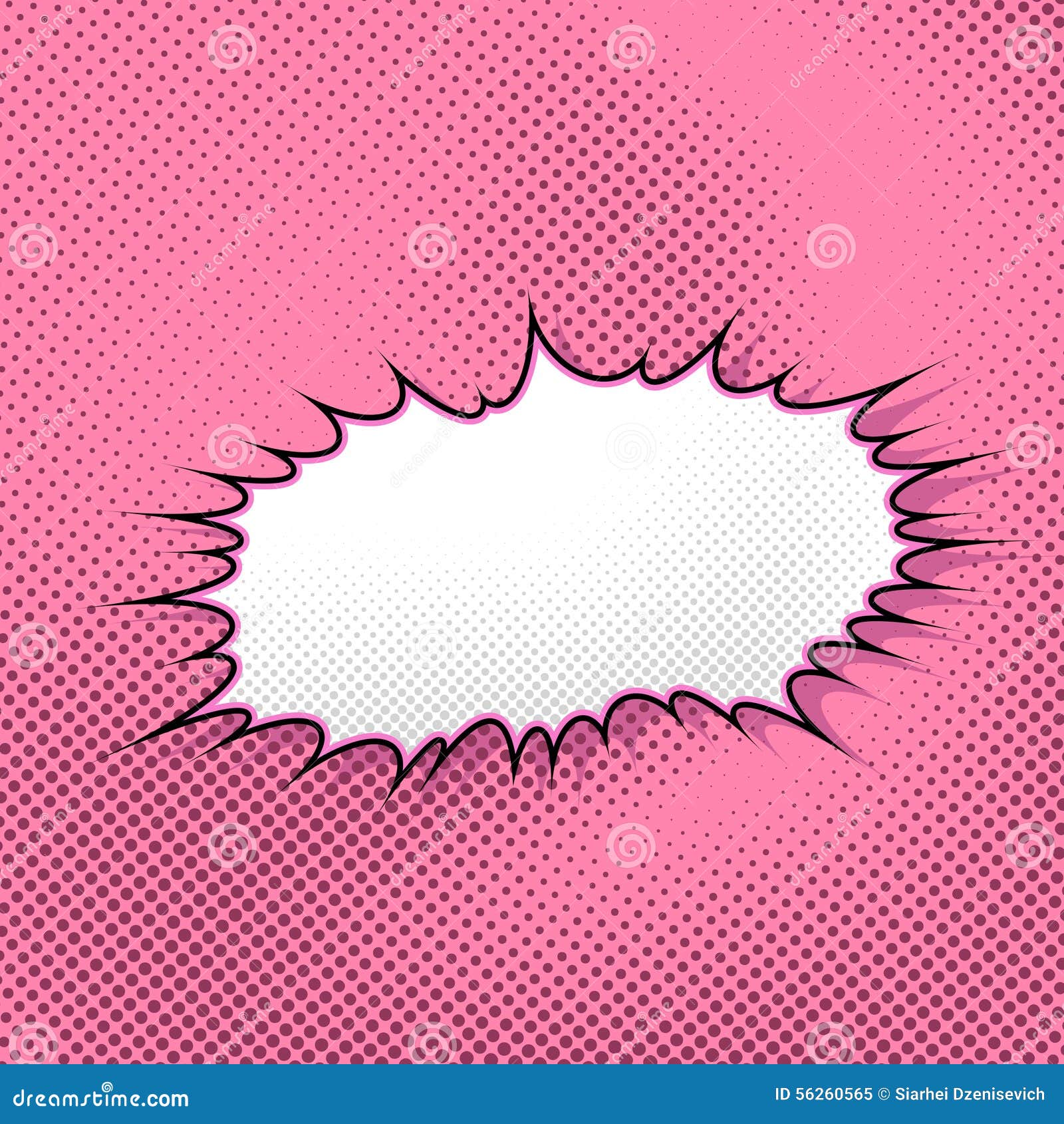 Pink Spiky Explosion Background Stock Illustrations – 20 Pink Spiky ...