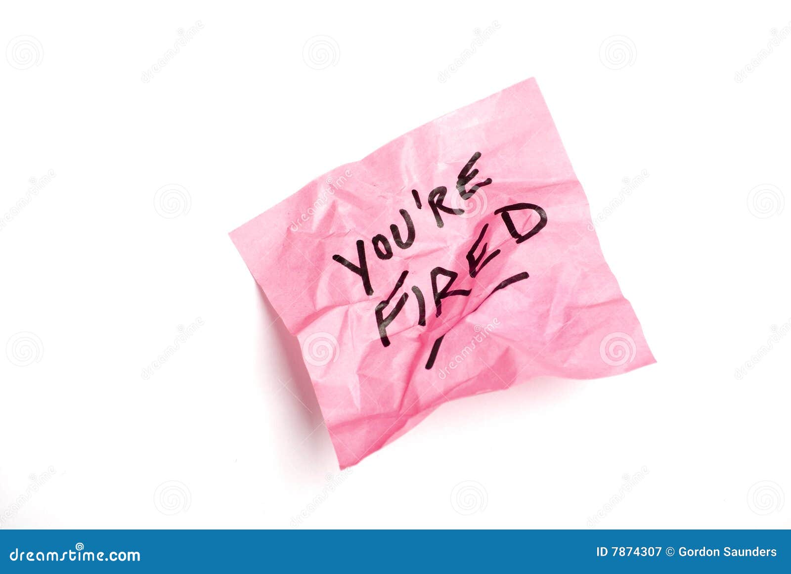 Pink Post it Note Isolated on White Stock Image - Image of white ...