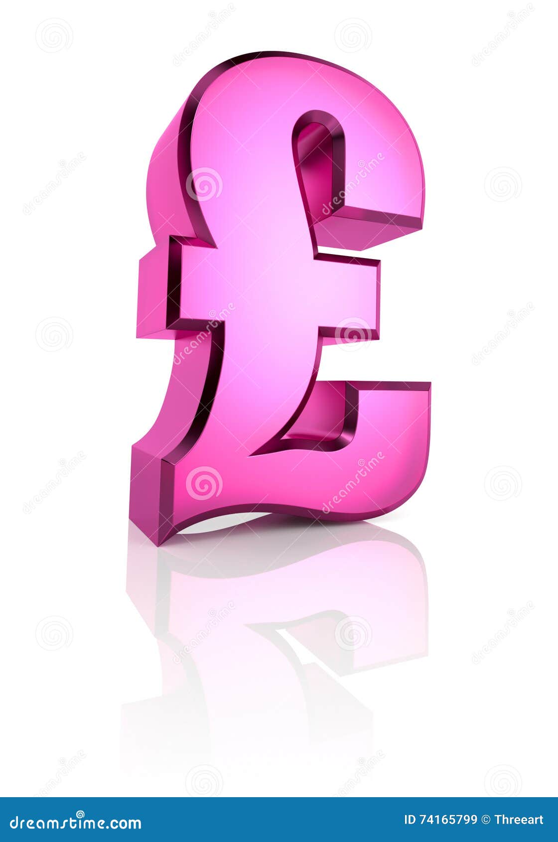 Pink Pound Currency Symbol stock illustration. Illustration of sterling ...
