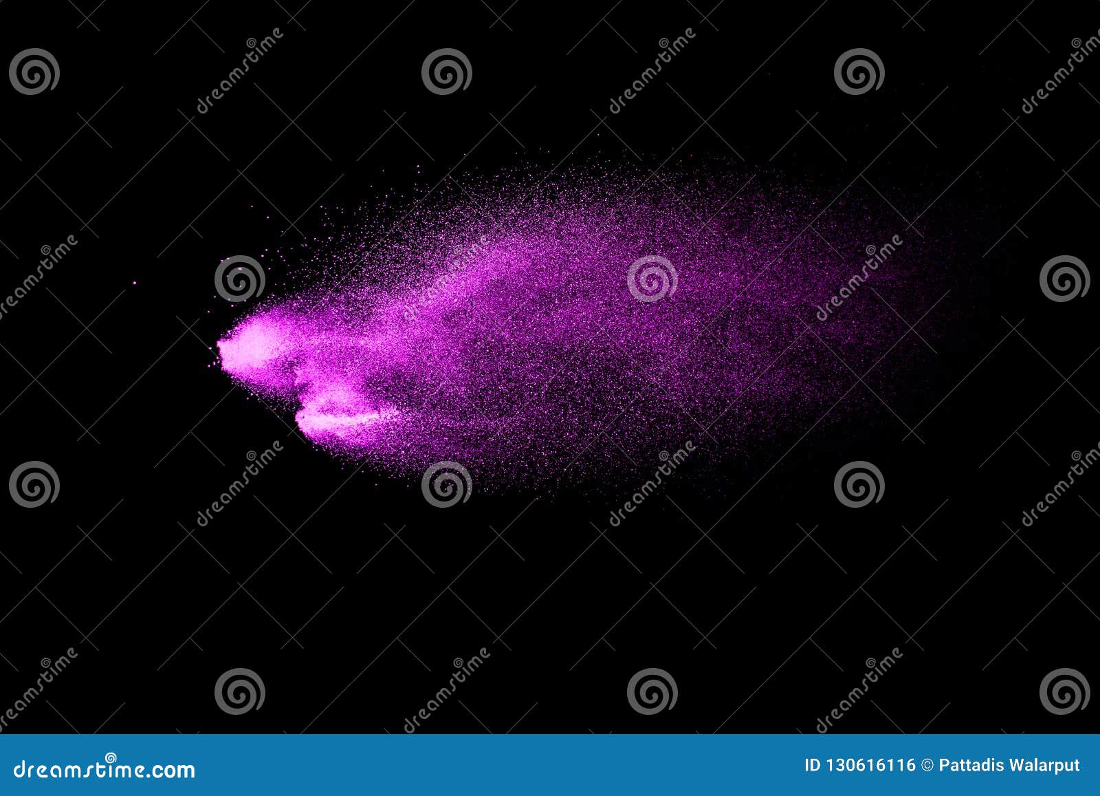 Pink powder explosion. stock photo. Image of explosion - 130616116