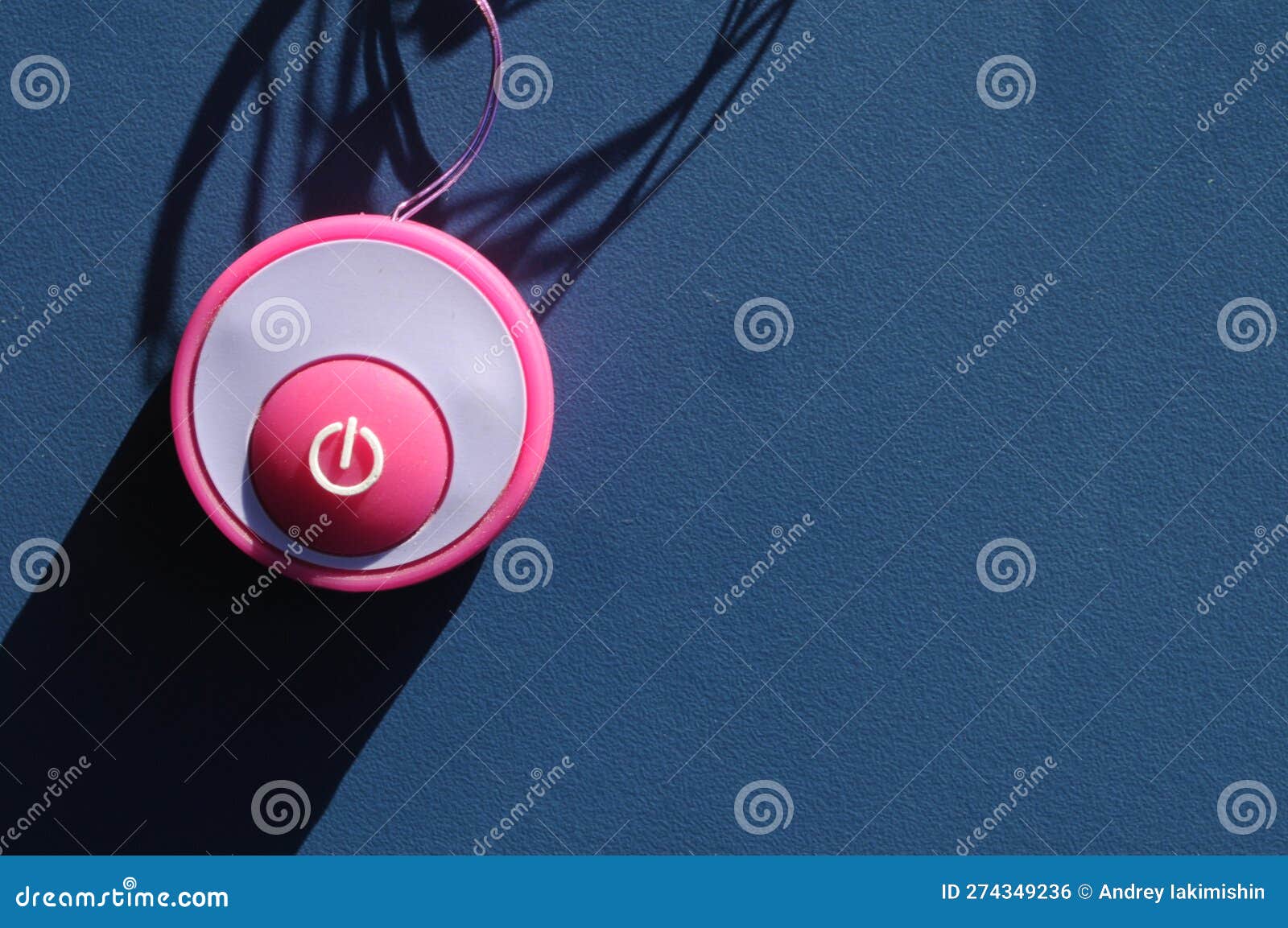 Pink power button stock photo. Image of start, button - 274349236