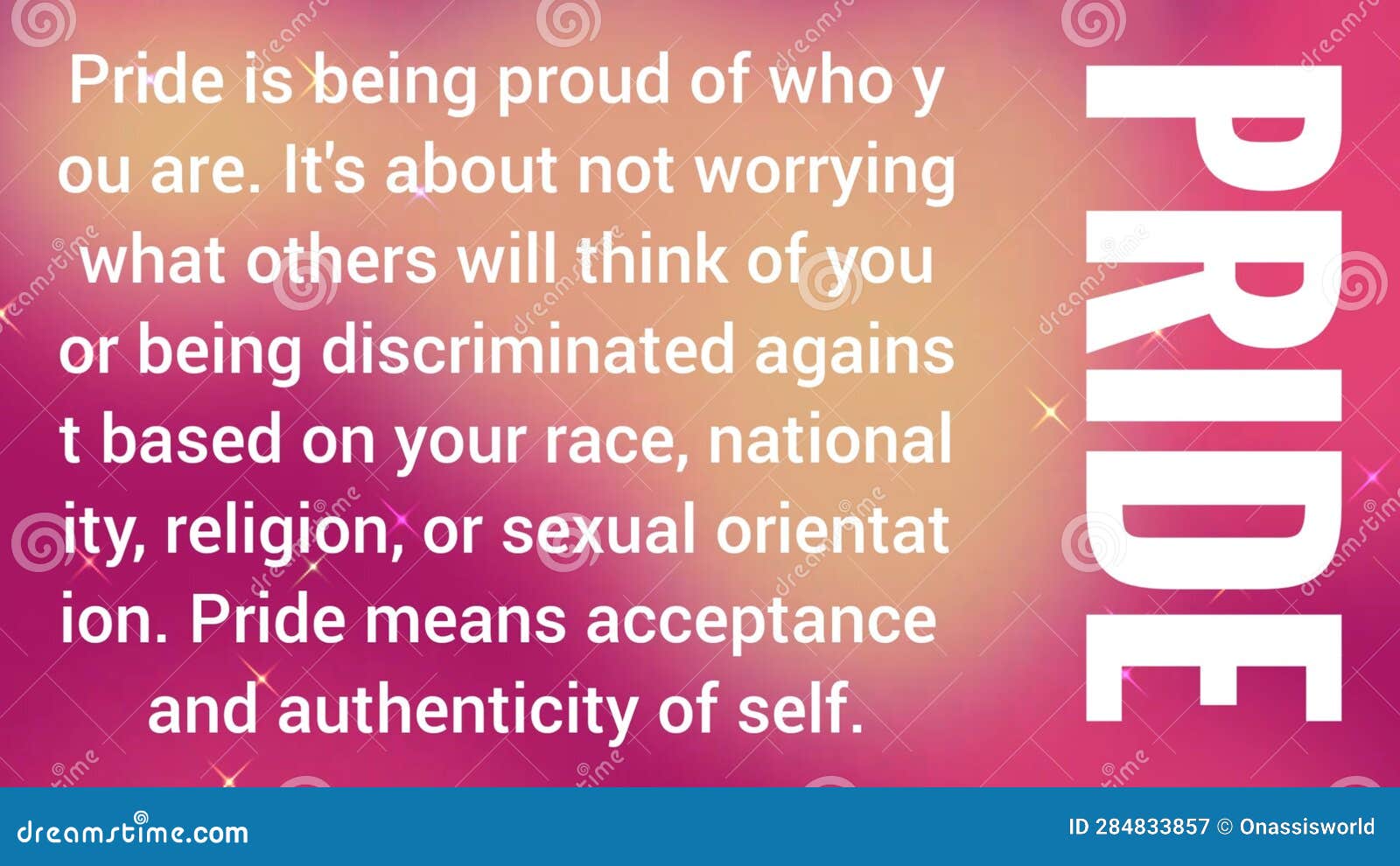 Pink PRIDE LGBT Community Abstract Background Illustration Stock ...