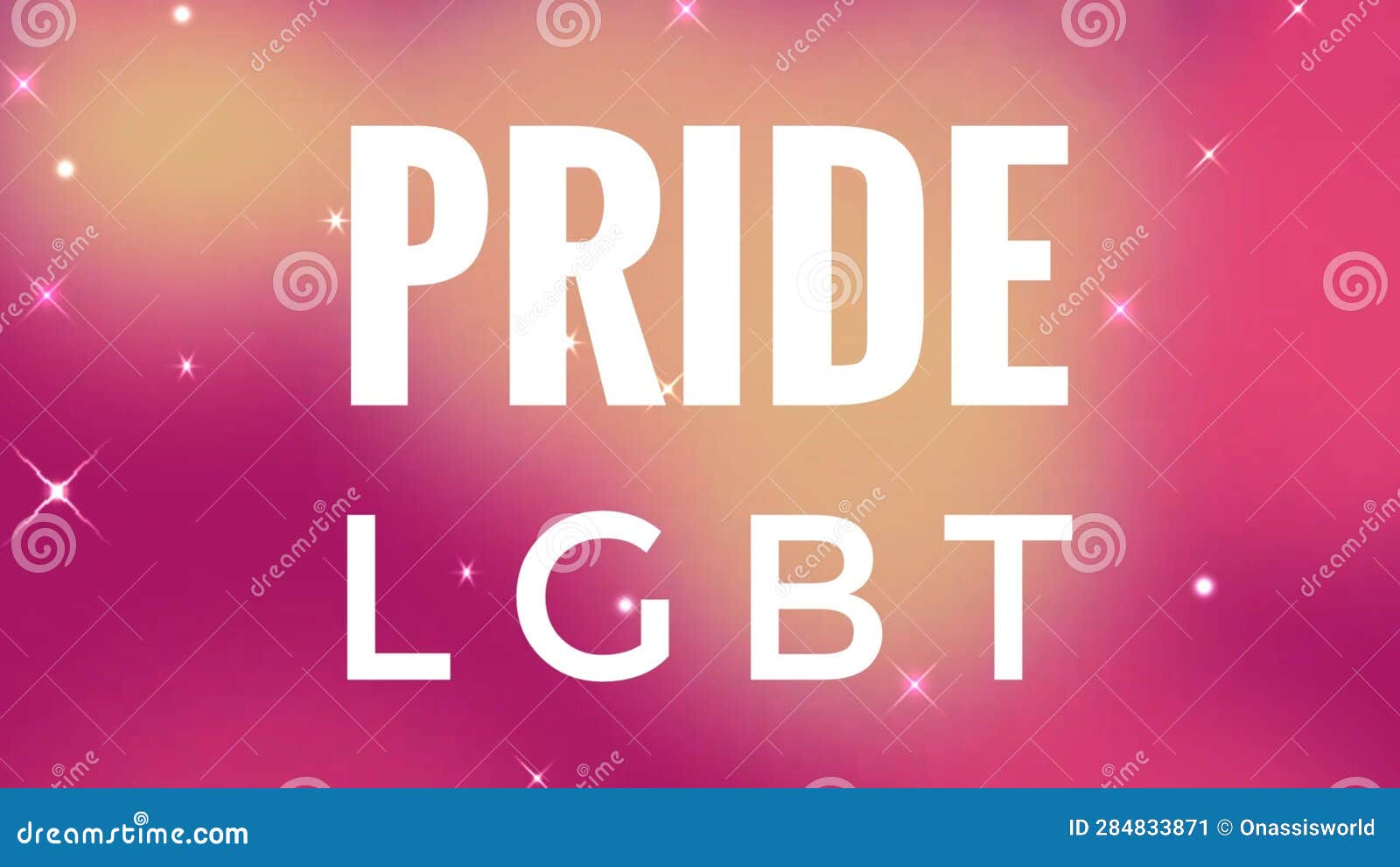 Pink PRIDE LGBT Community Abstract Background Illustration Stock ...