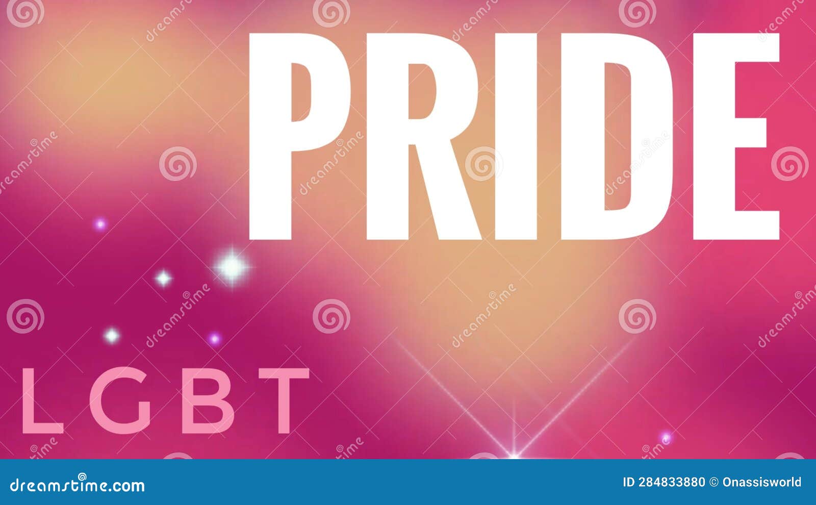 Pink PRIDE LGBT Community Abstract Background Illustration Stock ...