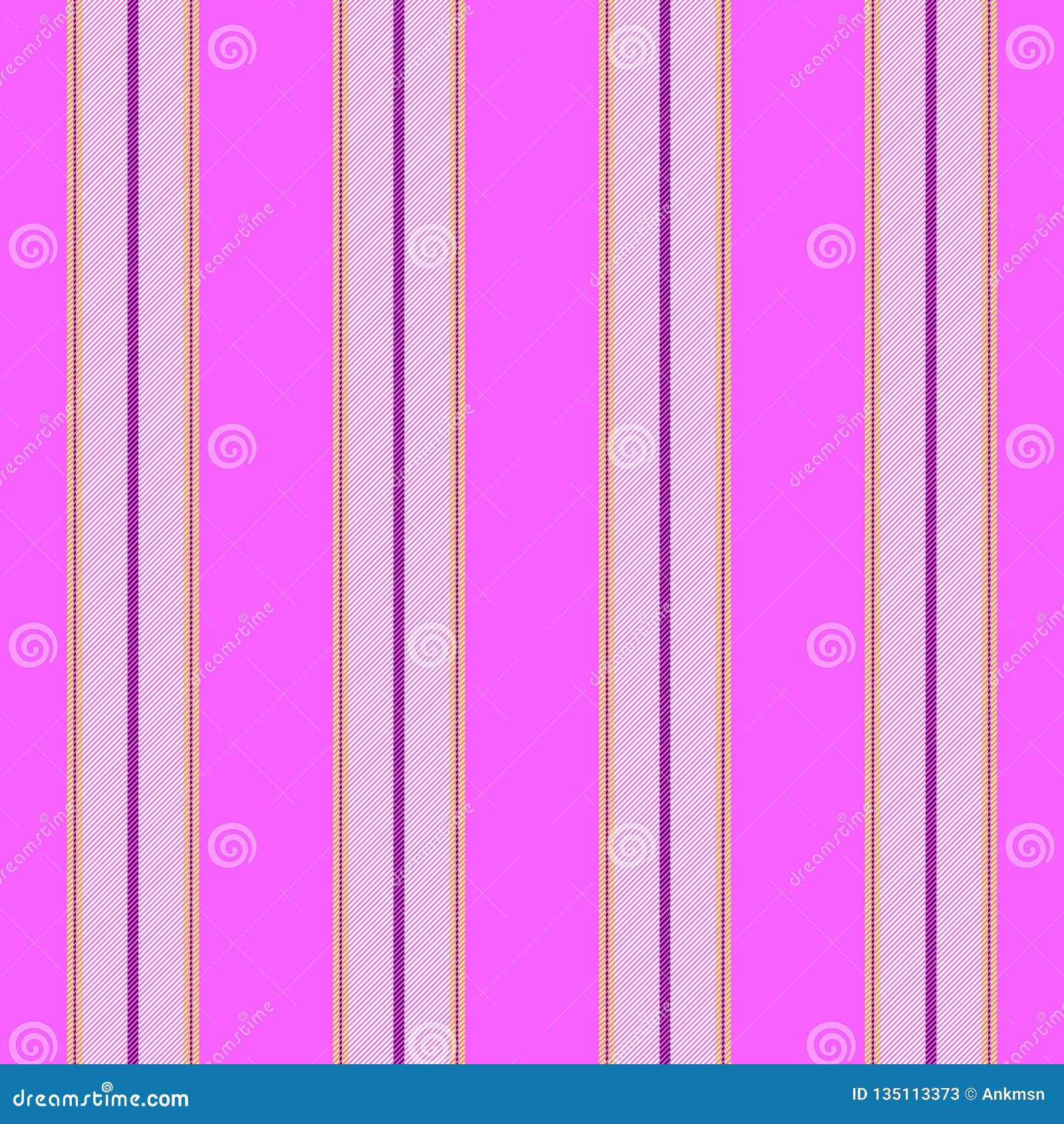 Pink Princess Color Striped Seamless Pattern Stock Vector ...