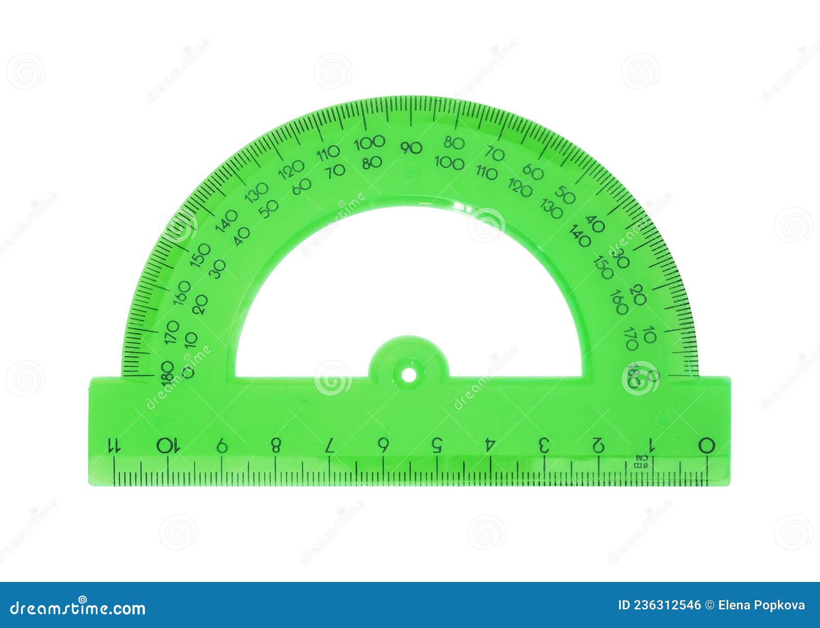 Pink Protractor for Measuring Angle Isolated on White Background Stock ...
