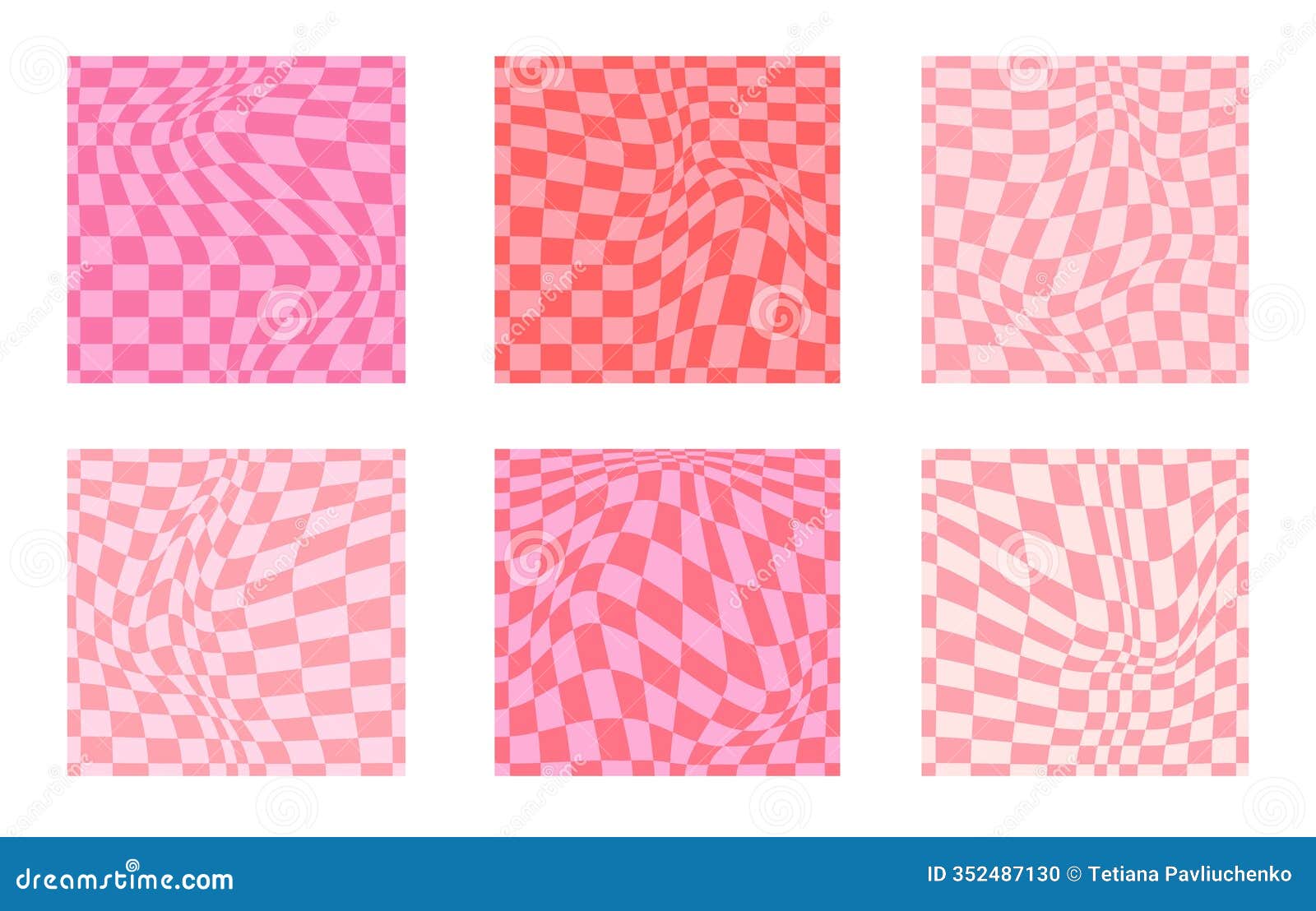 Psychedelic Checkerboard Poster Stock Illustration - Illustration of ...