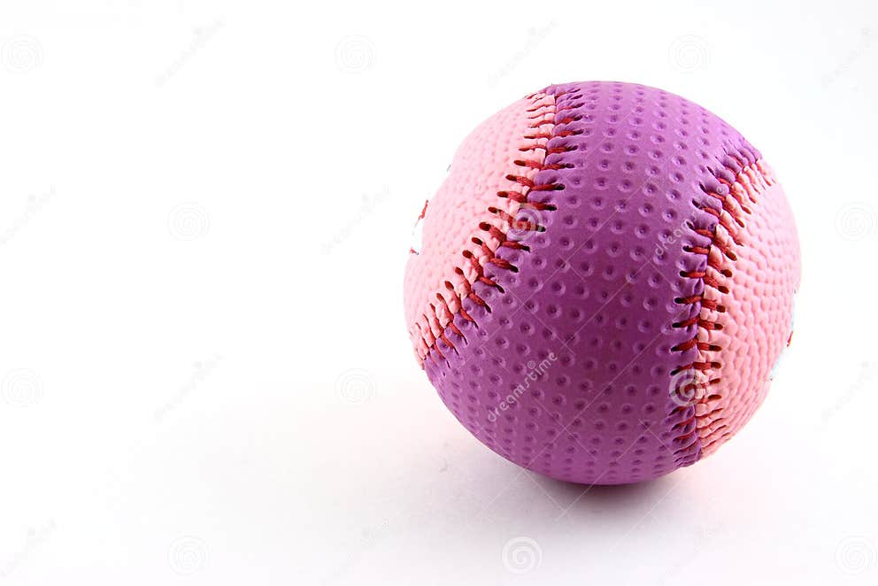 Pink and purple baseball stock image. Image of colored - 5408047
