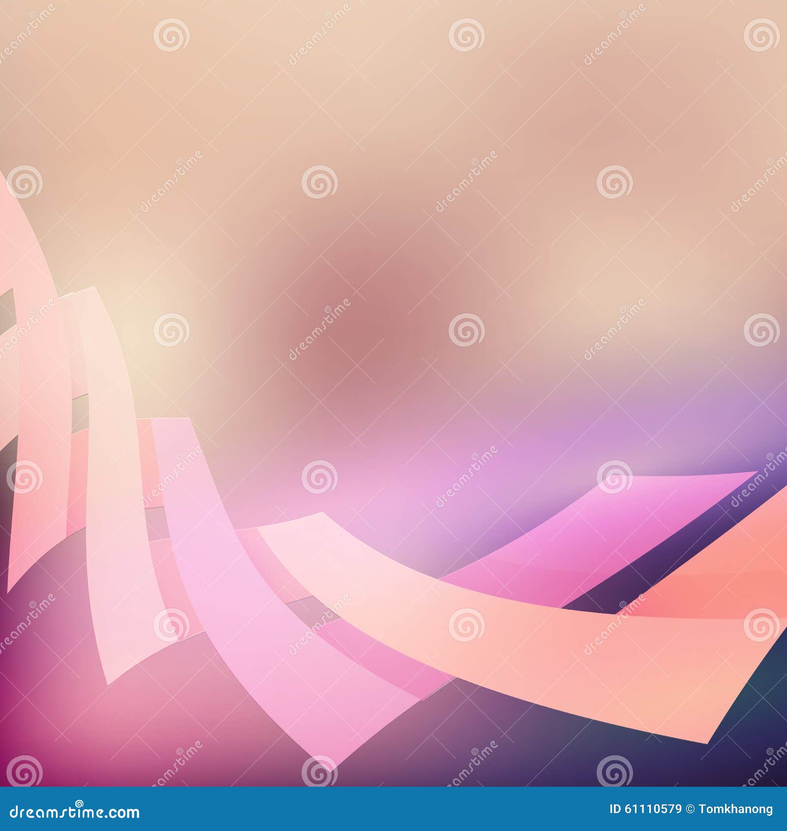 Pink and Purple Bending Line Abstract Backround Stock Vector ...