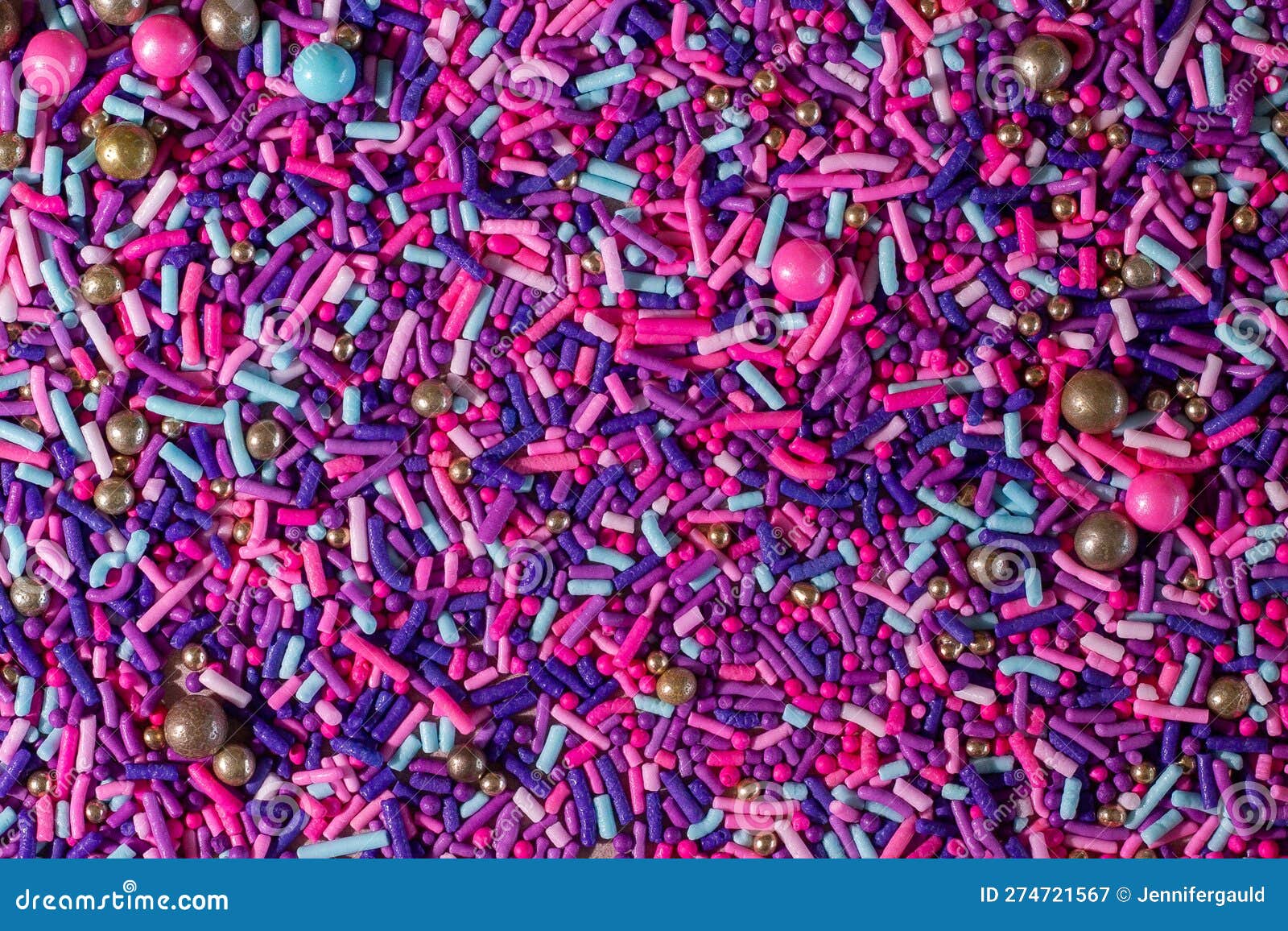 Pink, Purple, and Blue Sprinkle Texture Close Up Stock Image - Image of ...