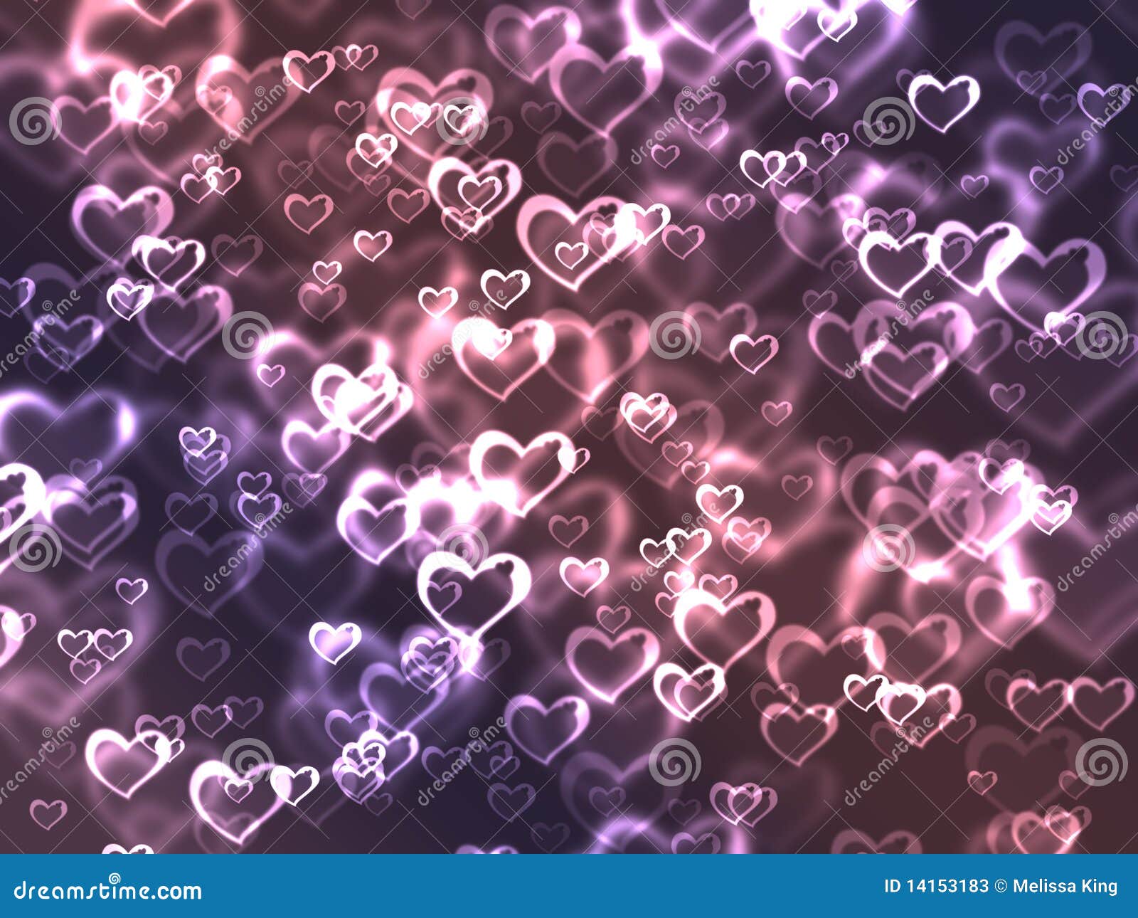 Purple Hearts Background Stock Photography | CartoonDealer.com #23541890