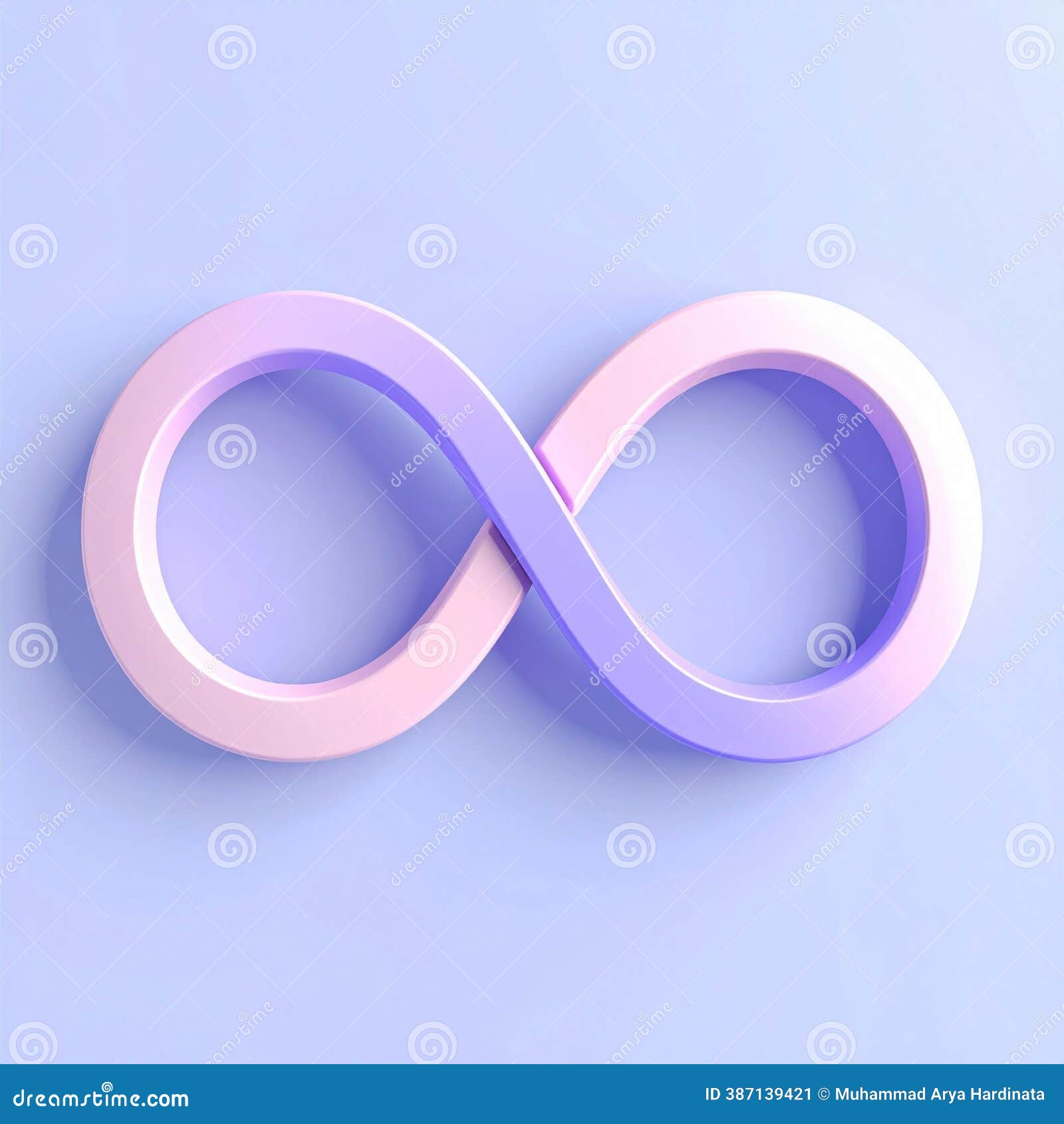 Purple Infinity Symbol Isolated On Transparent Background Stock Image ...