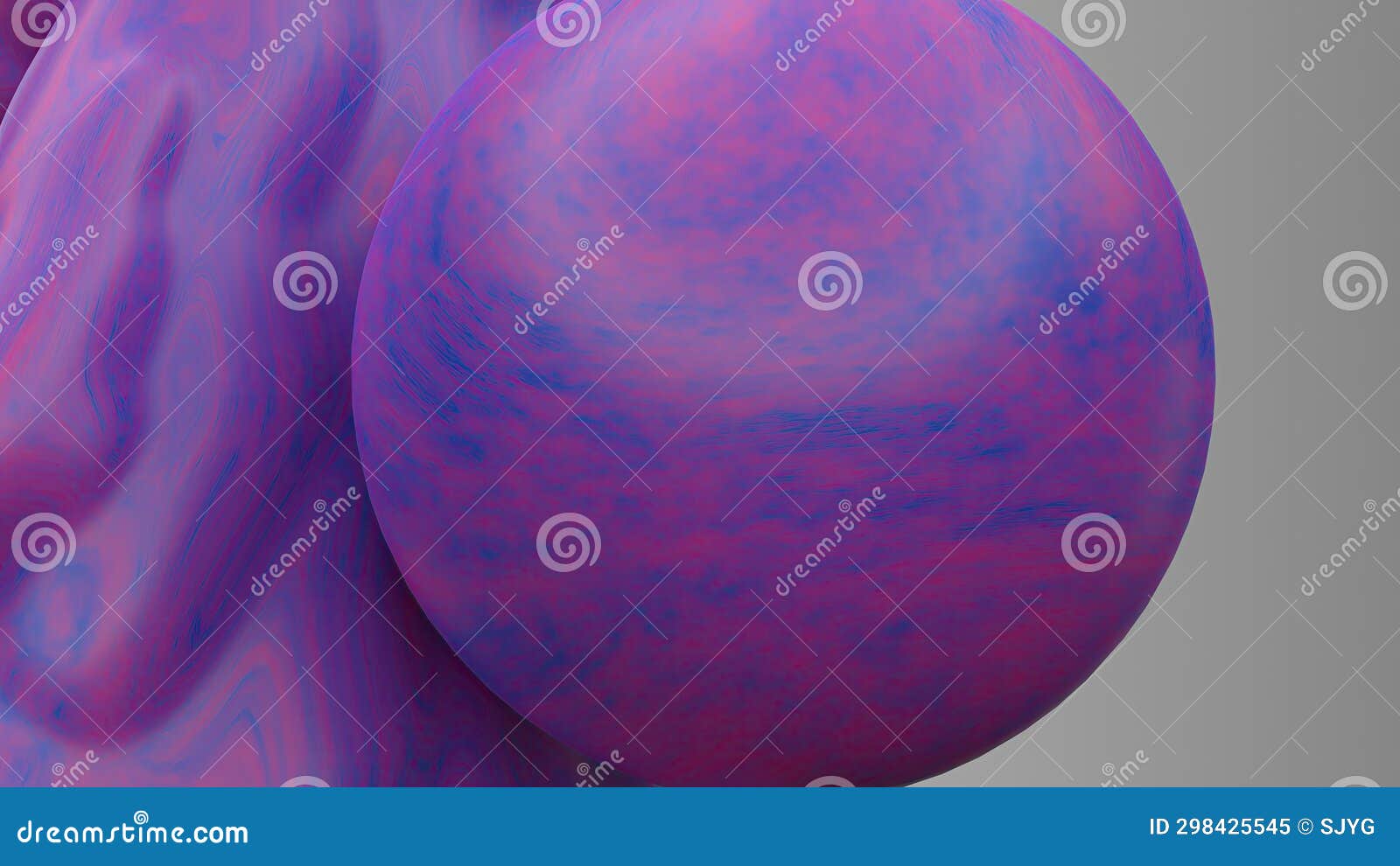 Pink and Purple Organic Pop Object Paint Liquid Surface Rubbery Texture ...