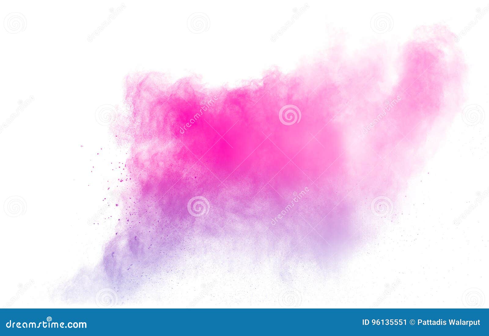 Pink-purple Powder Exploding Stock Image - Image of explosion, freeze ...