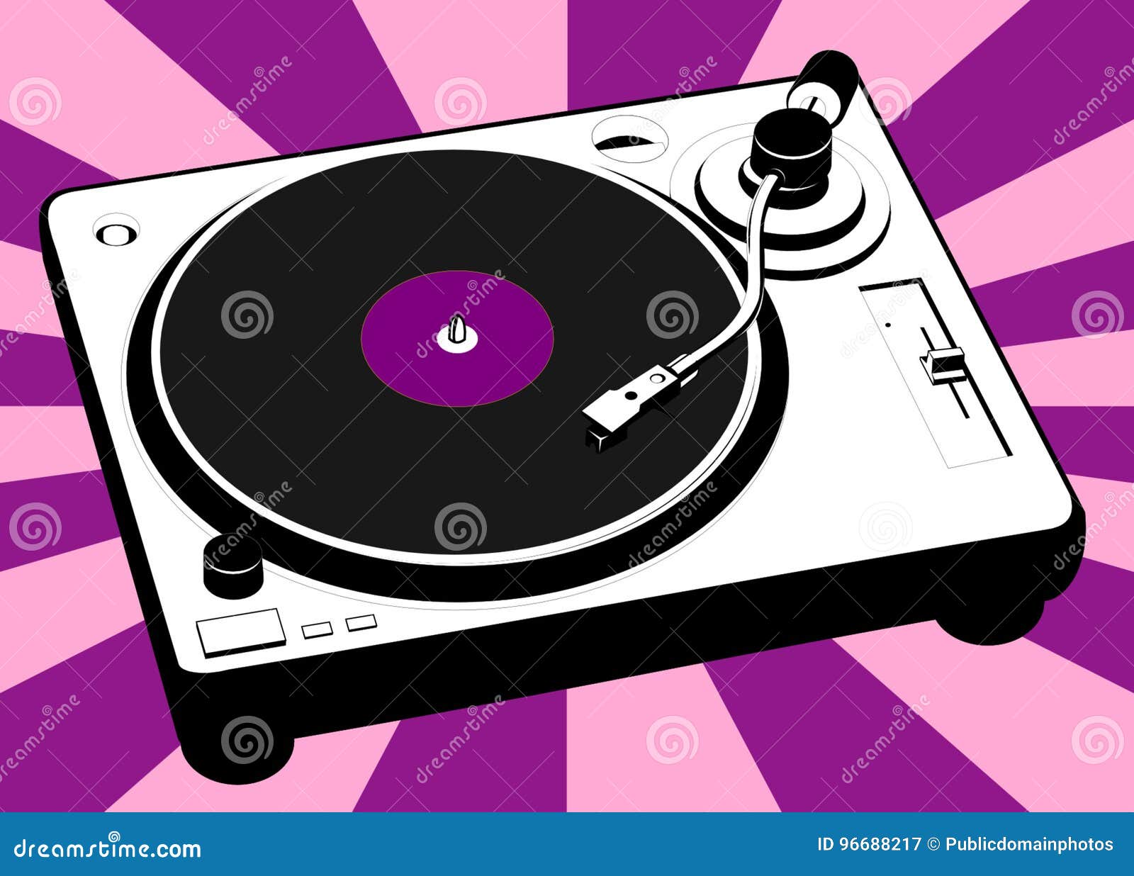 Pink, Purple, Record Player, Magenta Picture. Image: 96688217