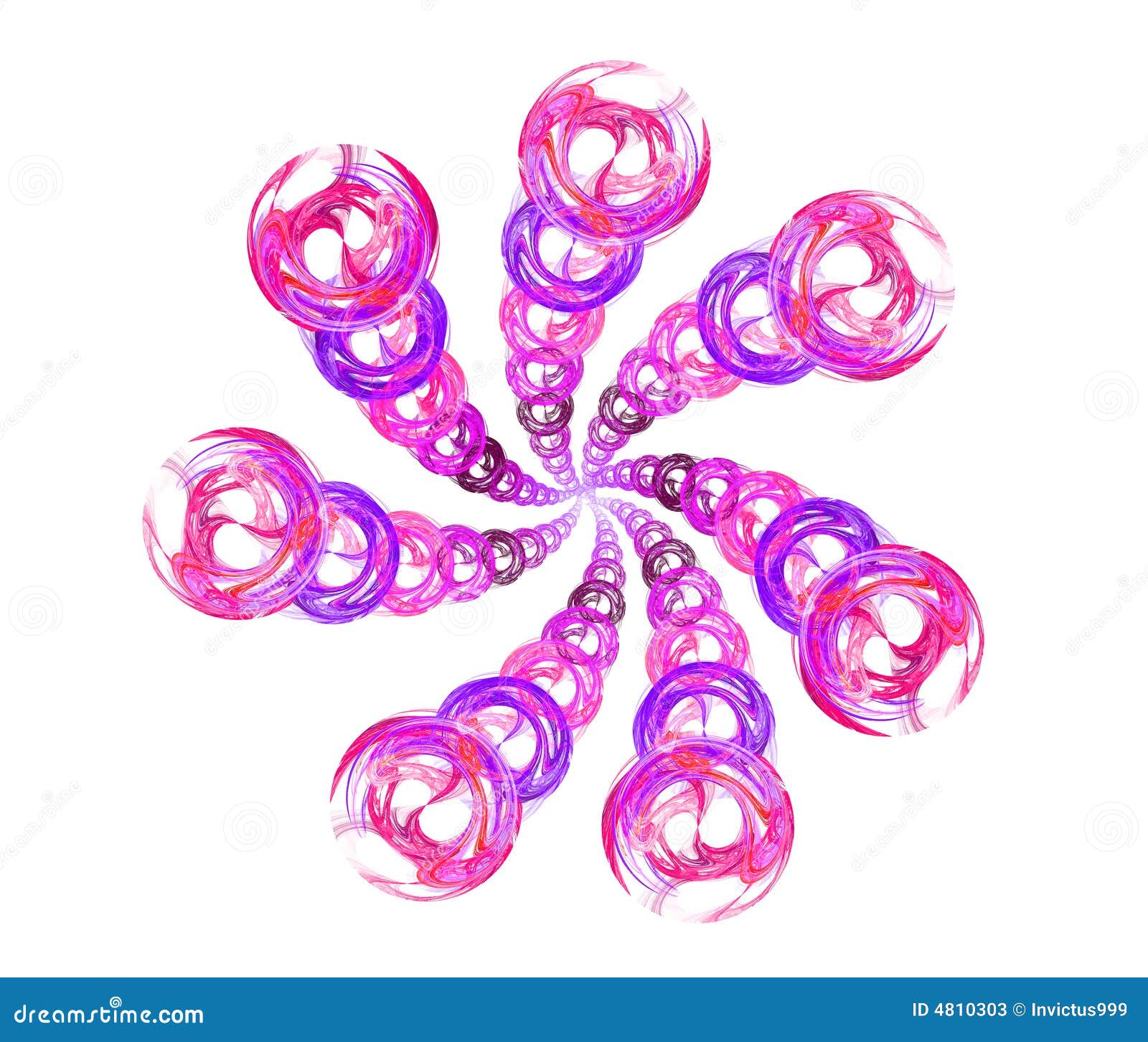 Pink purple rings stock illustration. Illustration of rings - 4810303