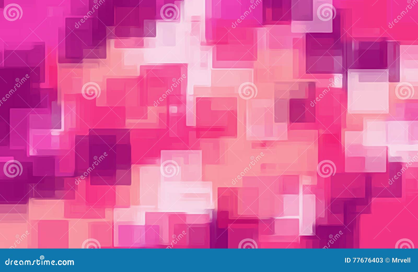 Pink and Purple Square Painting Abstract Stock Illustration ...