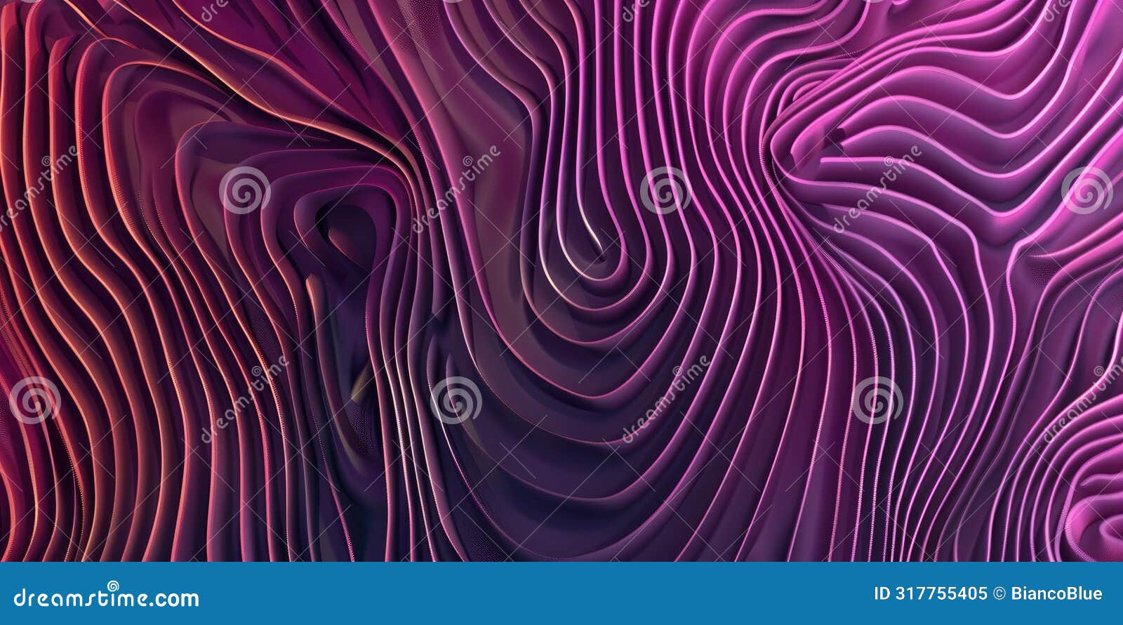 A Pink and Purple Topographic Map with Contour Lines. AIG51A Stock ...