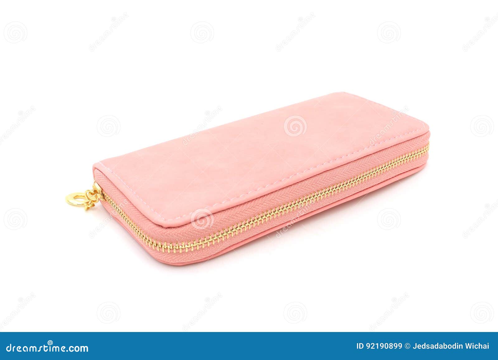 Pink purse on isolated stock image. Image of purse, buckle - 92190899