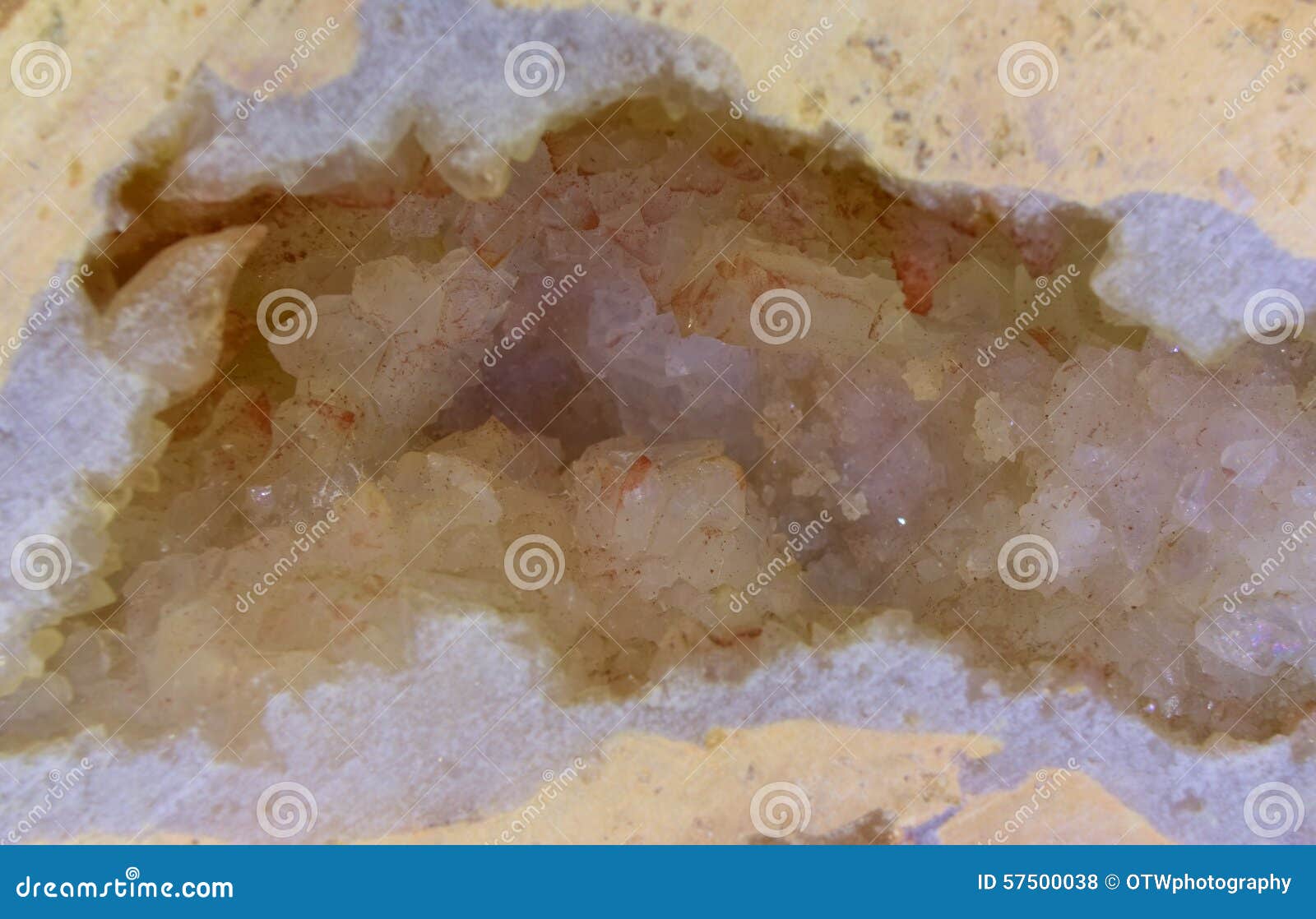 Pink Quartz Geode stock photo. Image of geode, crystals - 57500038
