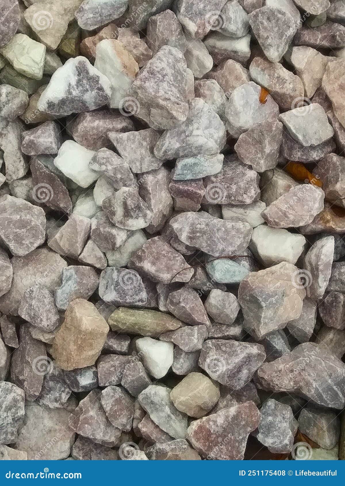 Pink quartz stock photo. Image of wall, soil, pebble - 251175408