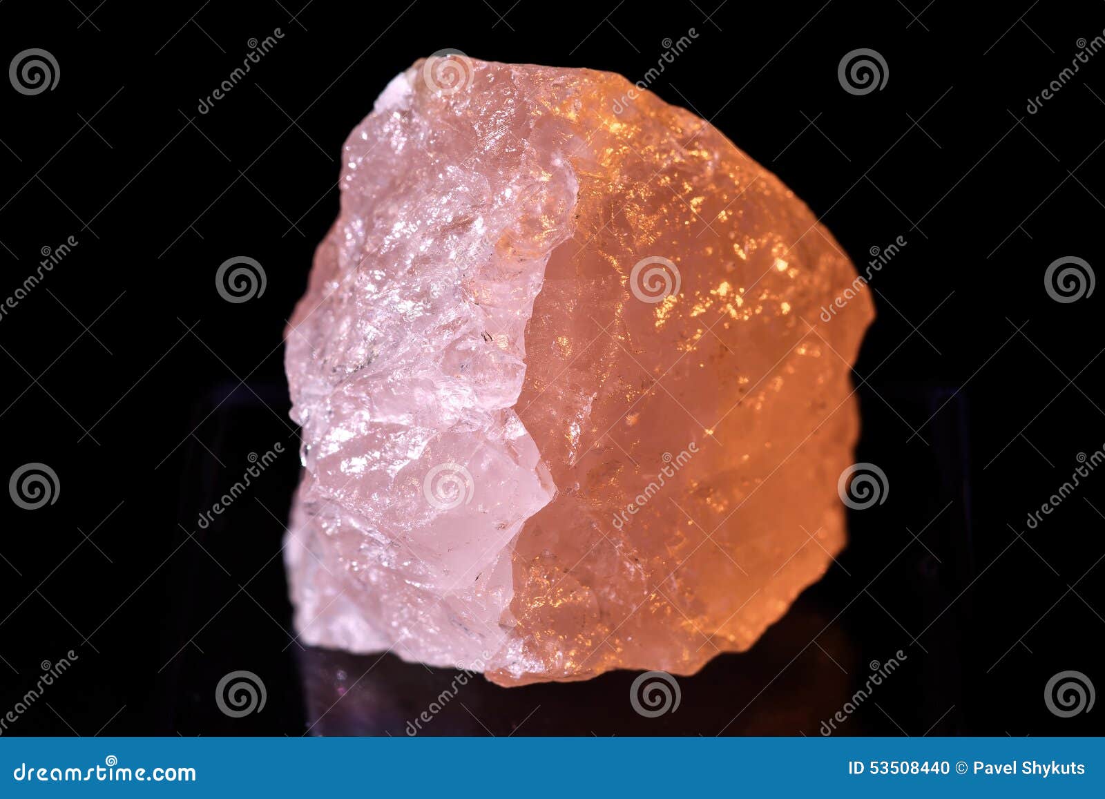Pink quartz stock photo. Image of hard, jewel, gemology - 53508440
