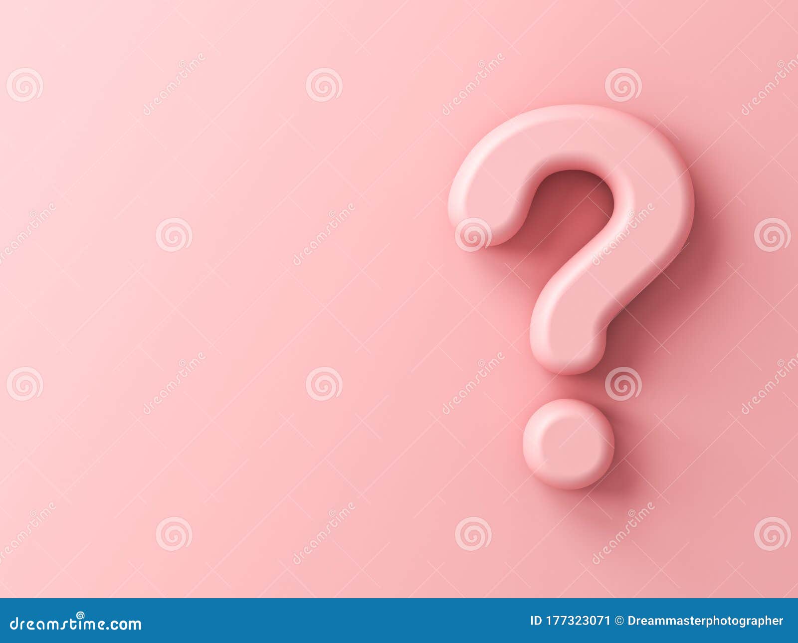 Pink Question Mark Isolate On Pink Pastel Color Wall Background Stock ...