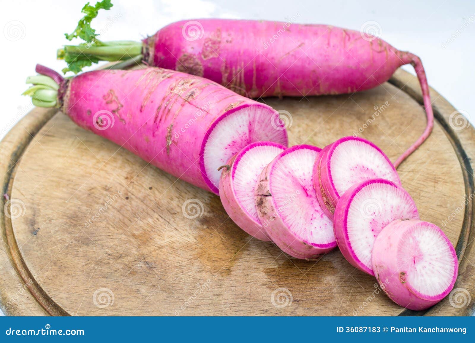 Pink radish stock image. Image of large, food, root, ripe - 36087183