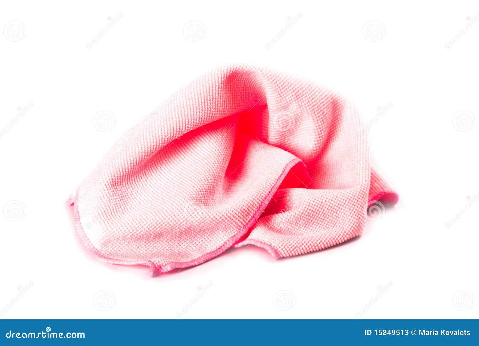 Pink rag stock image. Image of laundry, isolated, bath - 15849513