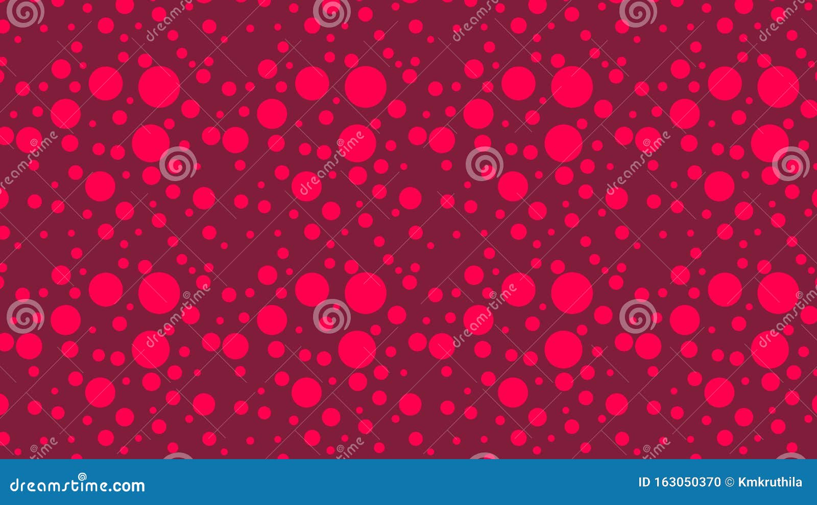 Pink Random Circles Dots Background Pattern Stock Vector - Illustration ...