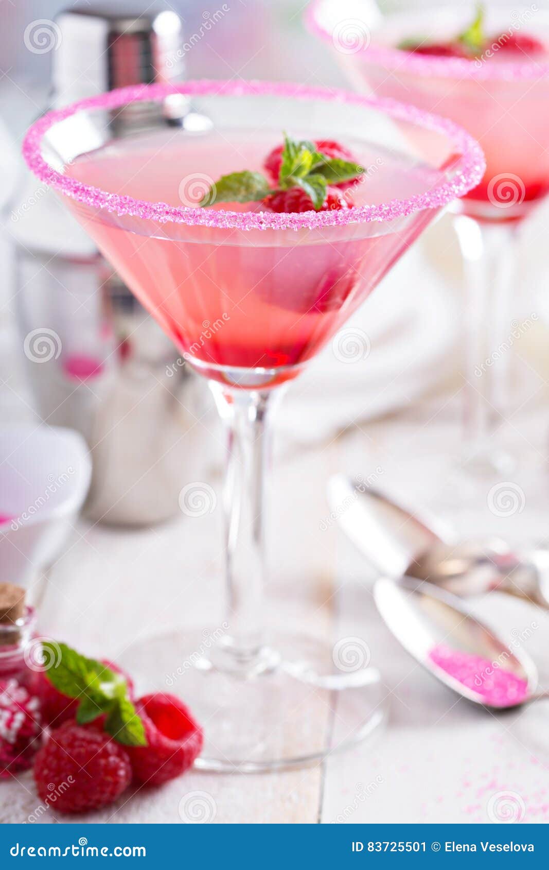 Pink raspberry martini stock image. Image of fresh, cosmopolitan - 83725501