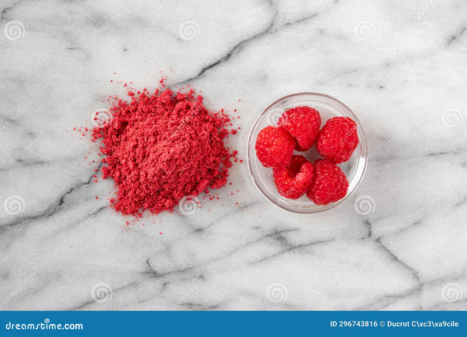 Pink raspberry powder stock photo. Image of berry, organ - 296743816