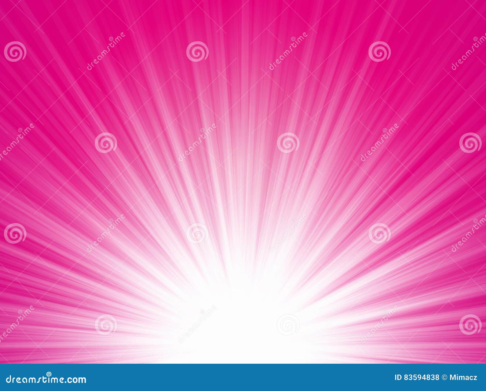Pink Sun Rays Valentines Day Card Royalty-Free Stock Photography ...