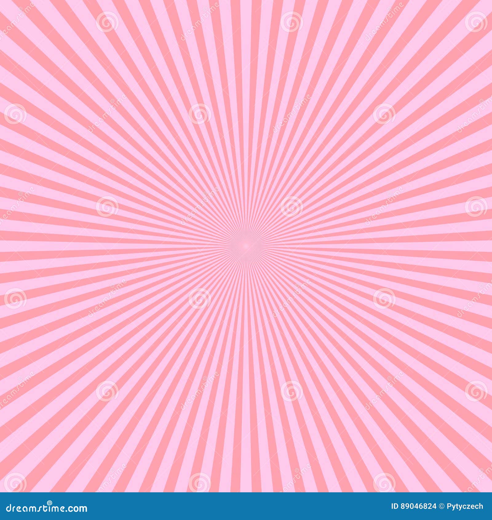 Pink Sunshine Background, Abstract Sunburst Template For Design ...